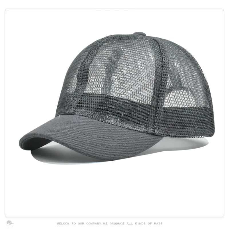 Big-Head-Full-Mesh-Hat-Short-Brim-Baseball-Cap-Men-and-Women-Skeleton ...