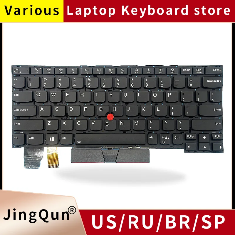 Laptop Replacement US/RU/Russian Keyboard for Lenovo ThinkPad X13 Yoga ...