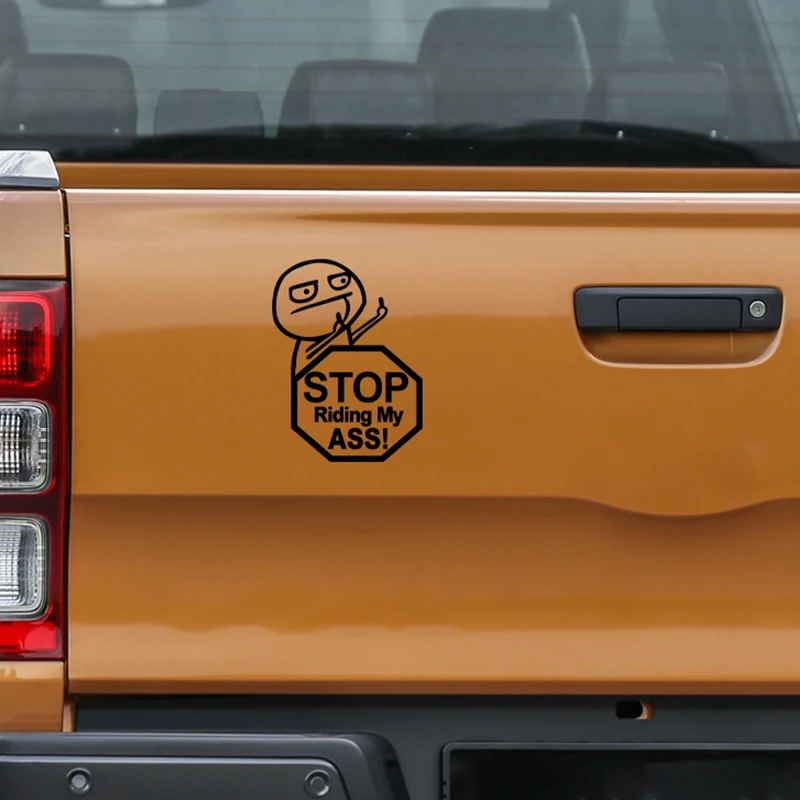 Warning-Car-Sticker-Creative-Design-Personality-Stop-Riding-My-ASS ...