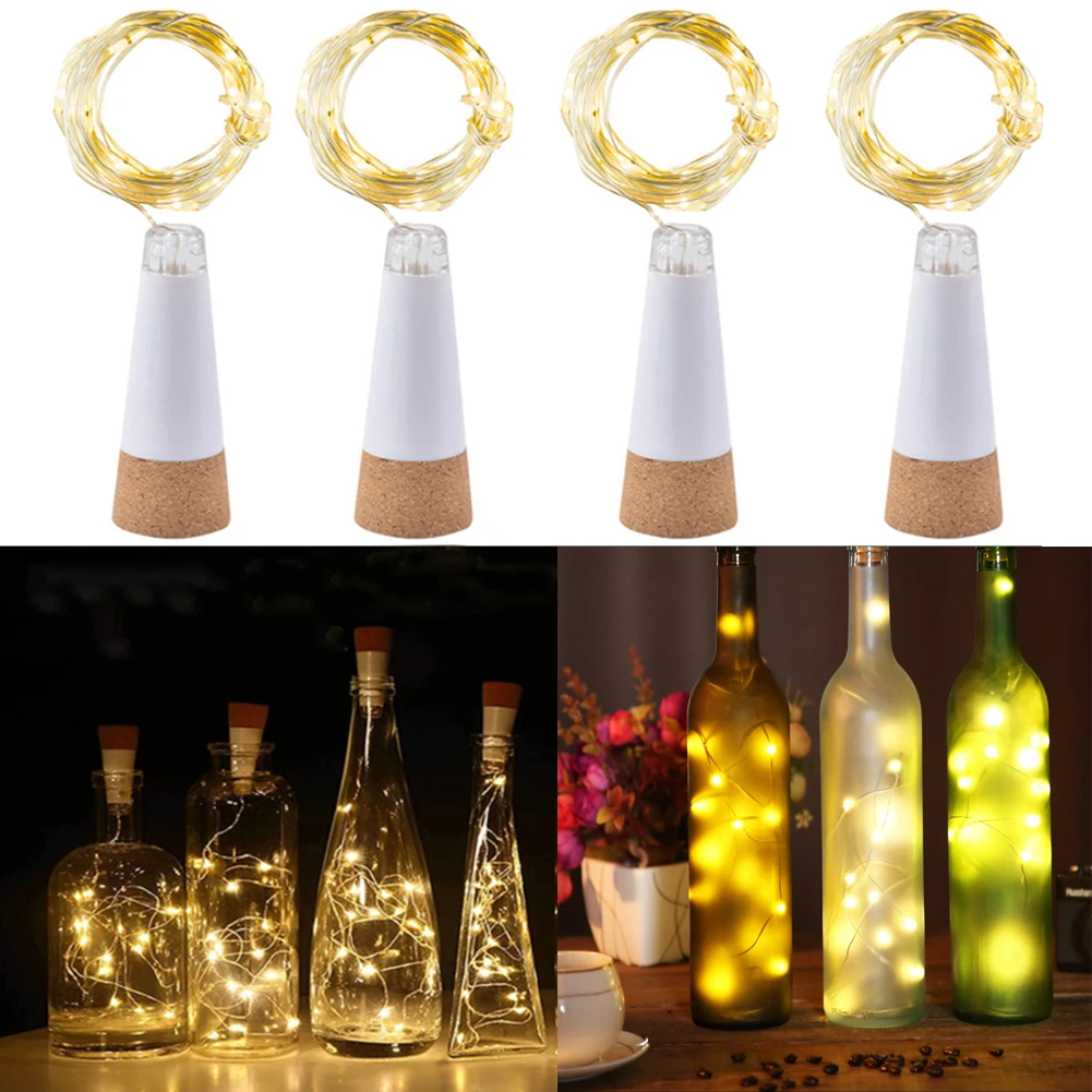 Bottle Lights | Fairy Lights | Cork Light | Lighting Strings - Led Wine ...