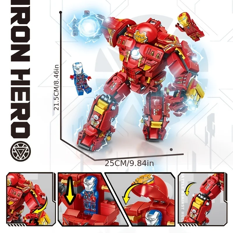Hulk Mecha Series Building Blocks Kit: The Perfect Gift for Kids and ...