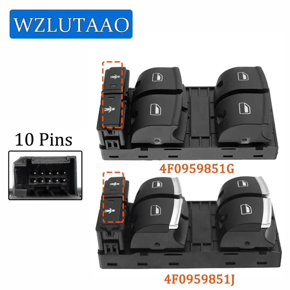 Master Window Switch Button Control With Child Safety Lock For 2006-15 ...