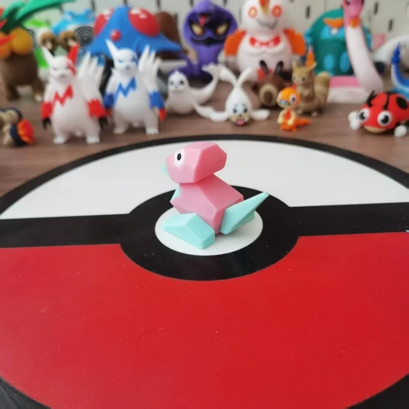 Anime Pokemon Porygon Proportion World 1:20 Diy 3D Printing Cartoon ...
