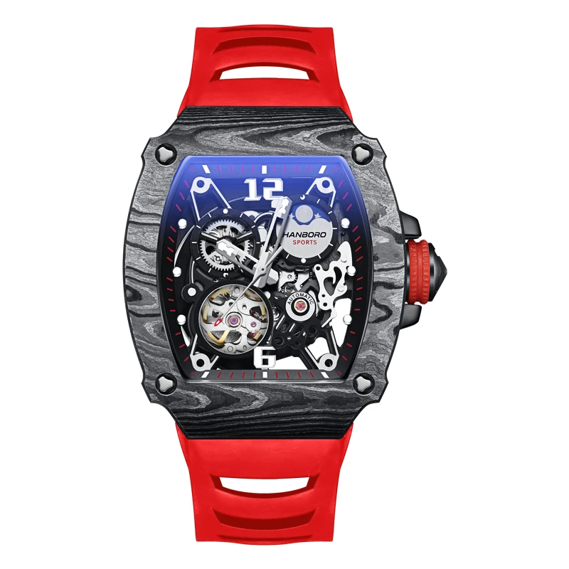 HANBORO-Full-Automatic-Carbon-Fiber-Wine-Barrel-Machinery-Men-s-Watch ...