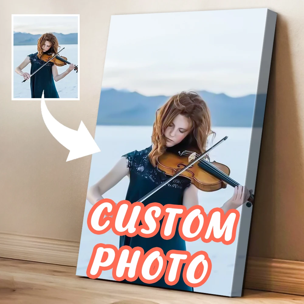 1Pc custom big size poster with DIY frame,Custom Personalized Canvas ...