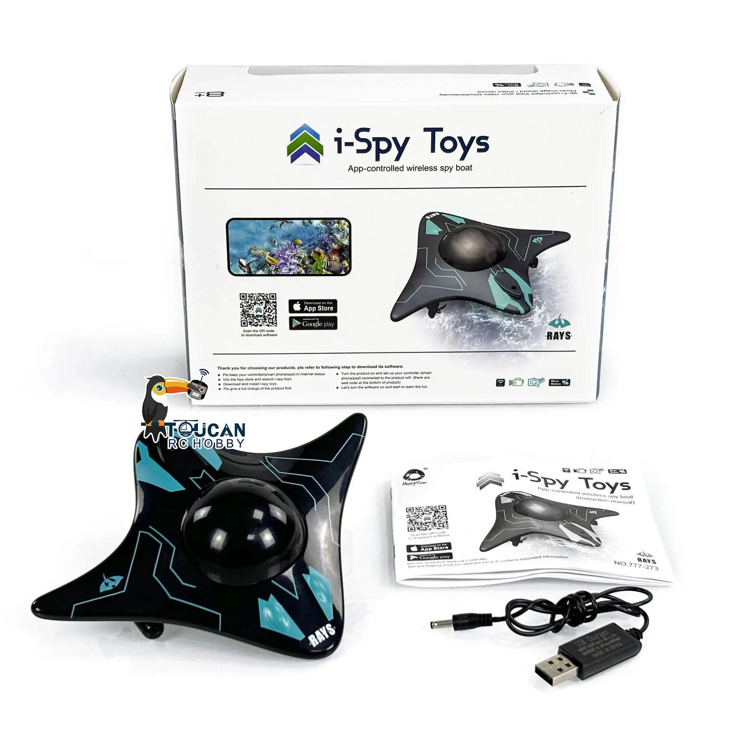 RC Mini Gift RTR Spy Ship Submarine Type Picket Boat with Camera Video ...