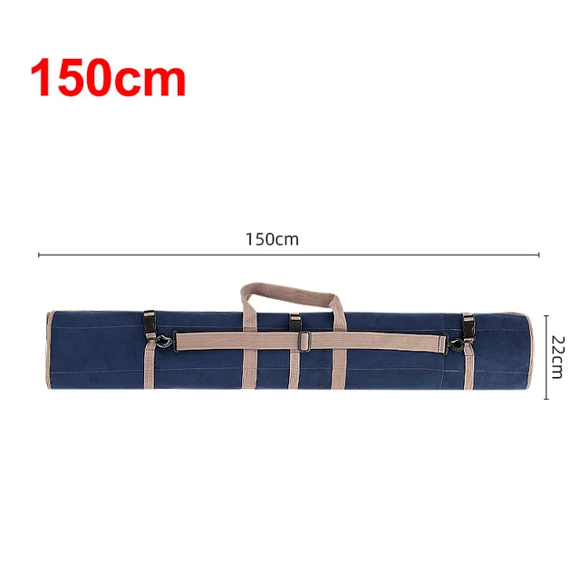 150cm Fishing Rod Bag Portable Single Layer Case Fishing Tackle Storage Accessories Roll Up ...