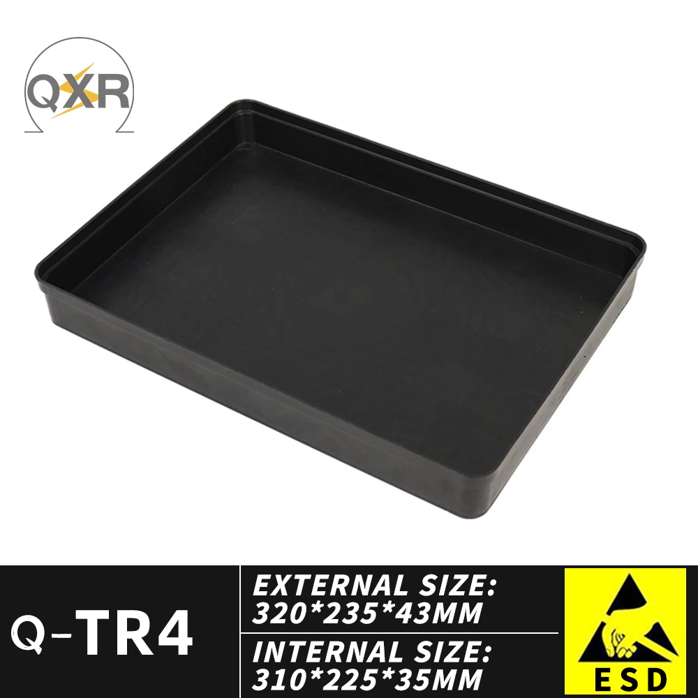 ESD-Q-TR4-Conductive-Tray-anti-static-electricity-Black-Rectangle ...