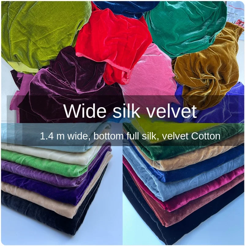 Velvet Silk Dress Fabric | Velvet Fabric Pure Silk | Mulberry Silk ...
