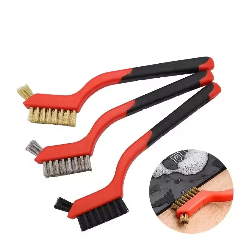 Mini Brush Set Of Three Kitchen Brushes For Gas Hoods Grease And Stain ...