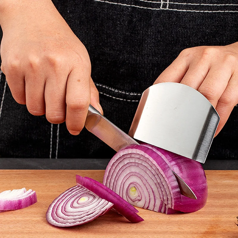 Stainless-Steel-Finger-Guard-Finger-Hand-Cut-Hand-Protector-Knife-Cut ...