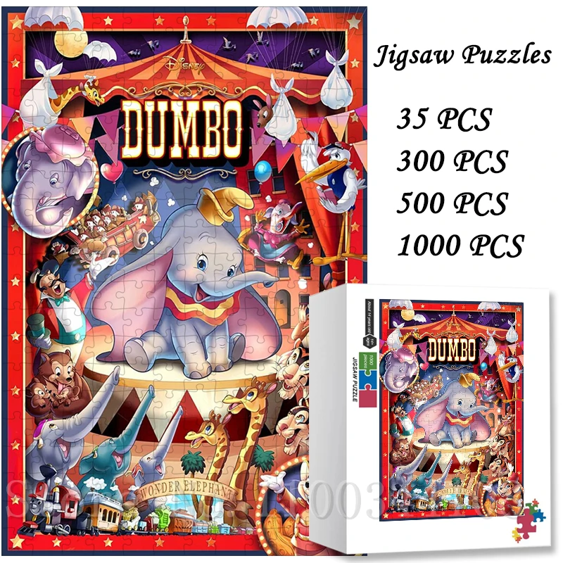 Disney-Dumbo-Jigsaw-Puzzles-35-300-500-1000-Pieces-Cartoon-Character ...