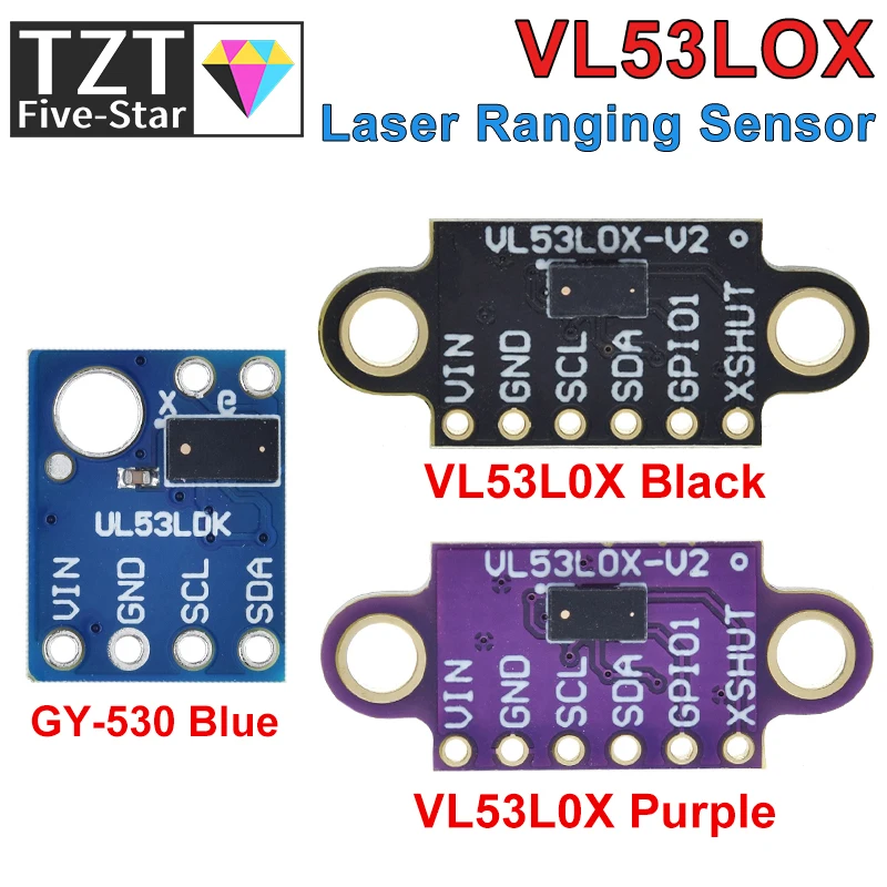 VL53L0X-Tempo-de-V-o-Laser-Ranging-Sensor-para-Arduino-Breakout-940nm ...