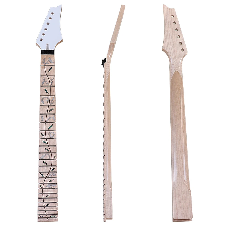 Carving design electric guitar neck 6 string 24 frets Canada maple high ...