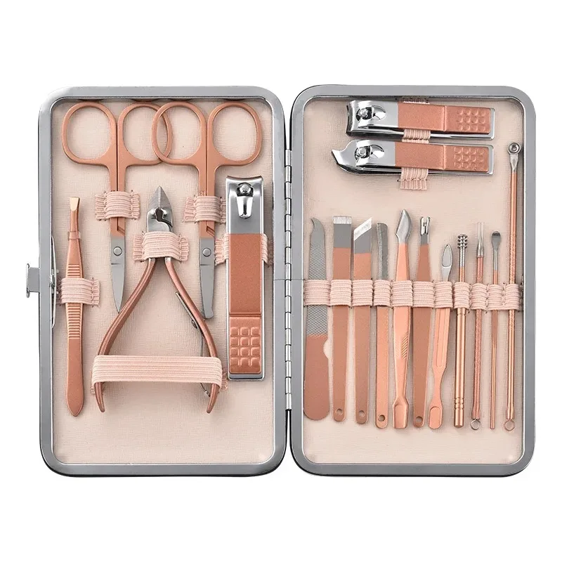 Professional-Nail-Clipper-Set-Stainless-Steel-Nail-Cutter-Manicure ...