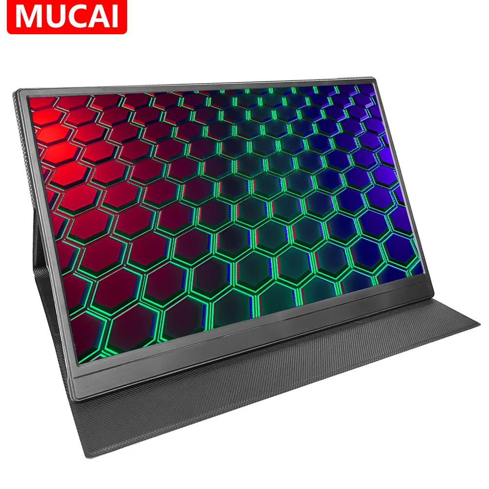 MUCAl 15.6 inch Portable Monitor FHD 1920*1080 Travel Gaming 15.6 ...