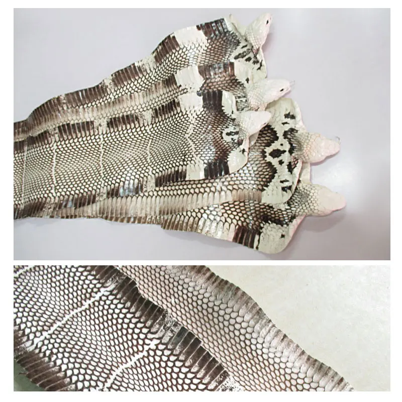 Nature Genuine Snake Skin Leather | Genuine Leather Piece | Leather ...