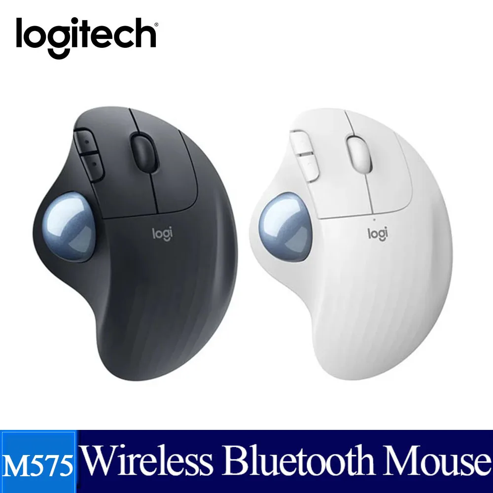 original Logitech ERGO M575 Wireless Trackball Ergonomic Mouse 5 ...