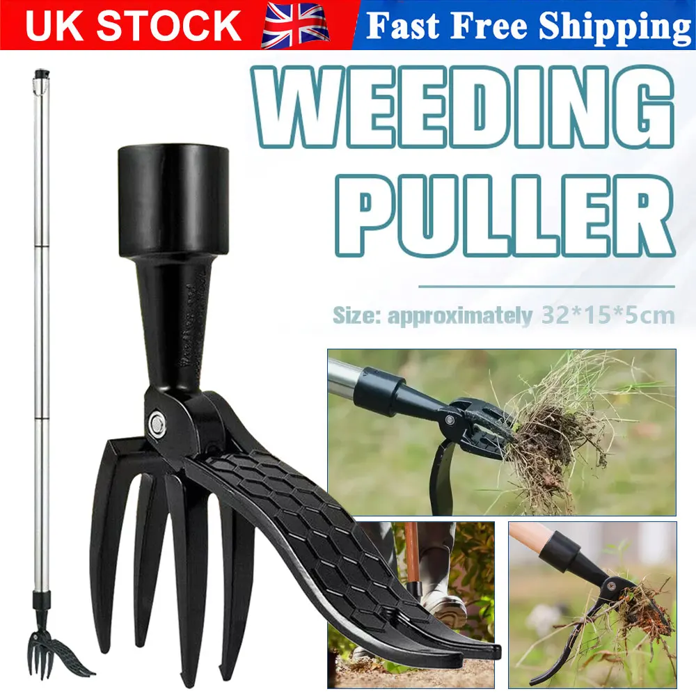 Stand Up Weeder Puller Weed Claw Grass Root Remover Killer Manual ...