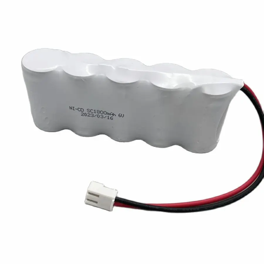 Emergency Lighting Rechargeable Battery NI-CD SC1800mAh 3.6v 4.8v 6v