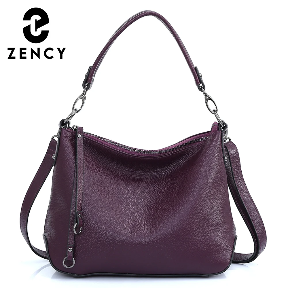 Zency-Genuine-Leather-Bags-For-Women-2024-Simple-Classic-Casual-Handbag ...
