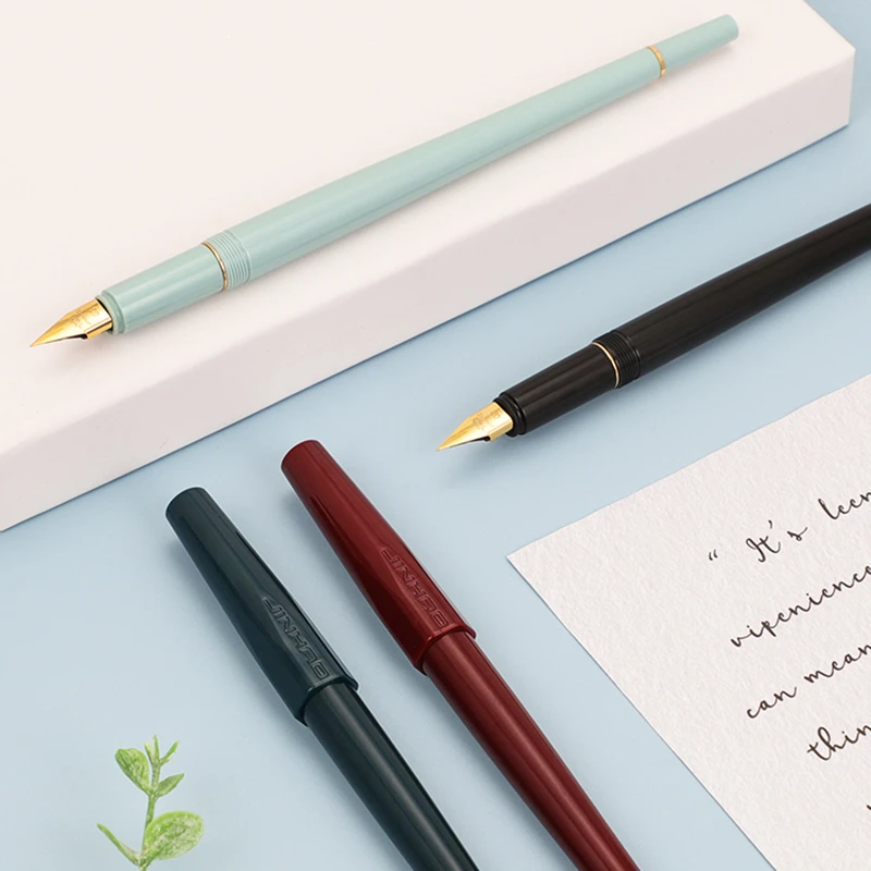 Jinhao 1001 레트로 만년필, 아트 시리즈, 실버 골드, 엑스트라 파인 펜촉, 잉크 펜, 필기용, 캘리그라피, 사무실 ...