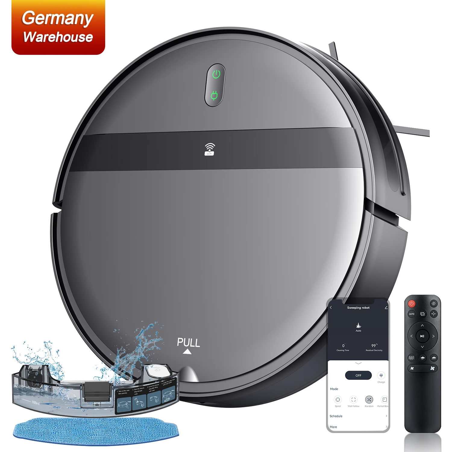 Vacbot-R3-Robot-Vacuum-Cleaner-Strong-Suction-2500mAh-Battery-3in1 ...