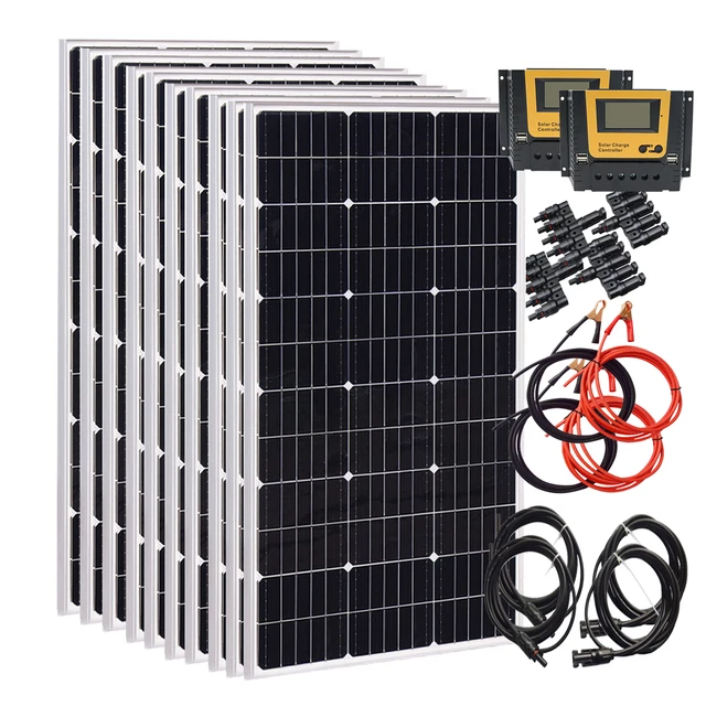 BOGUANG Solar Panel Solar kit 100W 400W 500W 600W 800W 1000W 12V OR 24V ...