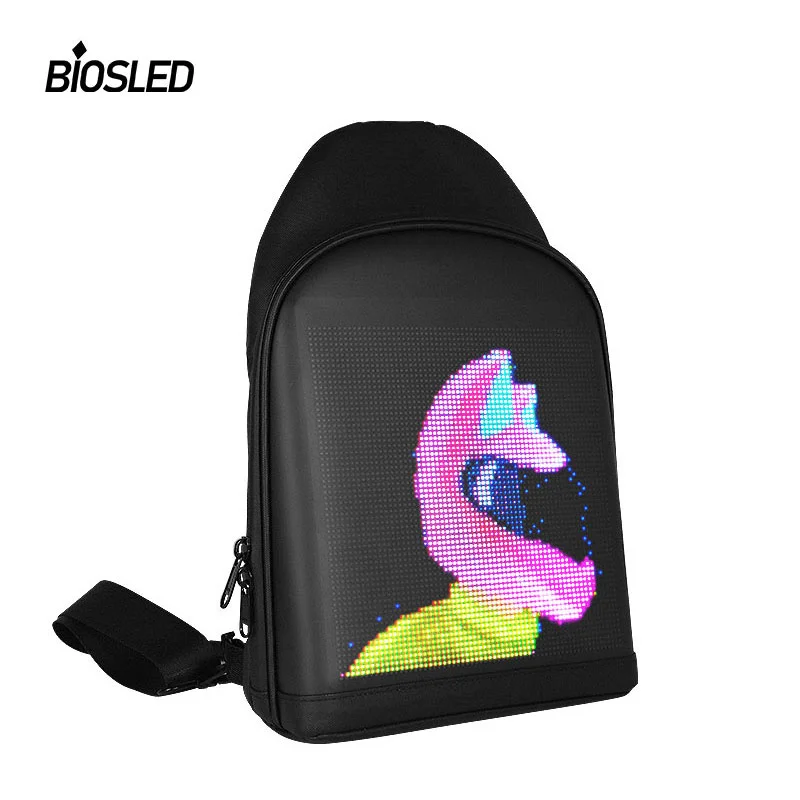 mesh-pixel-Smart-Led-Chest-Bag-Christmas-Gift-LED-Screen-Dynamic-Sling ...