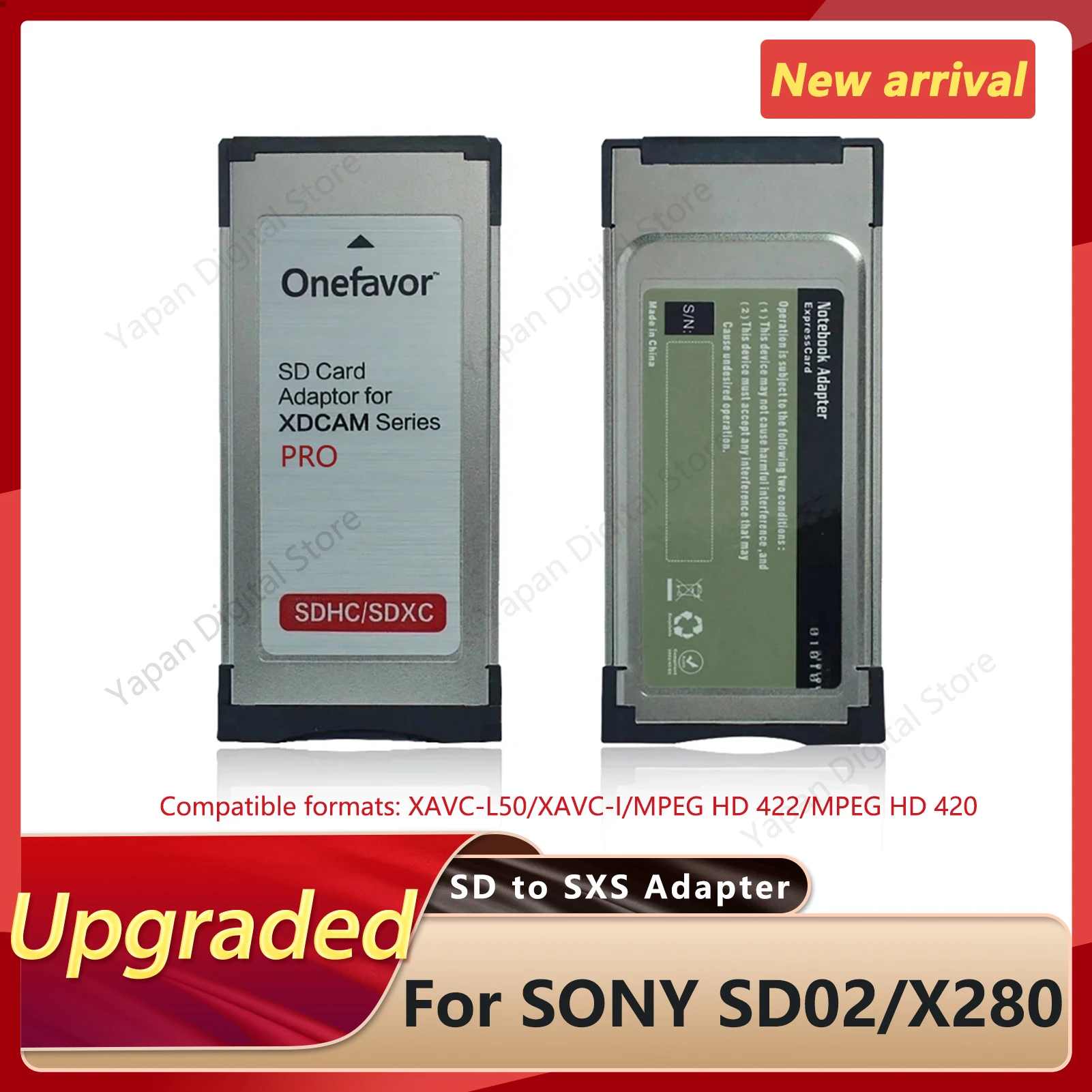 Onefavor-sxs-card-adapter-SDHC-SDXC-to-ExpressCard-Adapter-SD-Card ...
