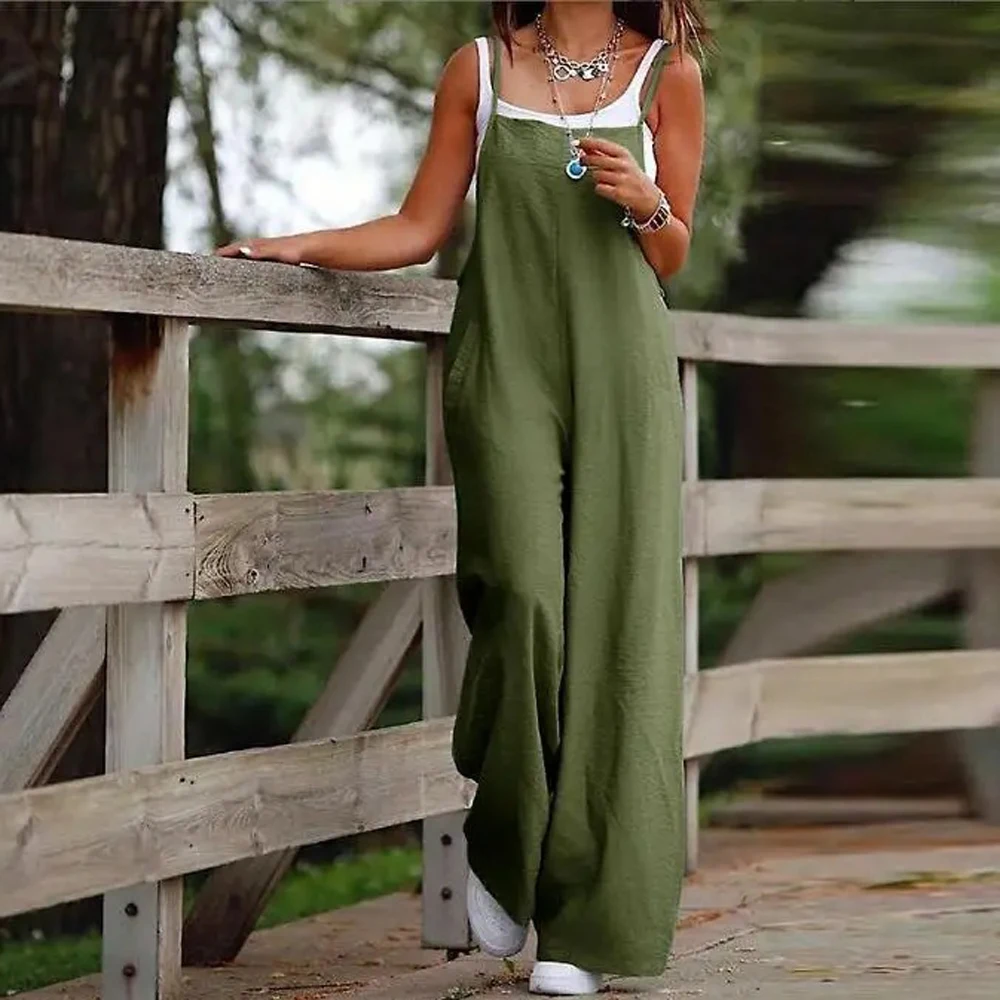 Oversized-S-5XL-Women-Loose-Overalls-Summer-Fashion-Female-Sleeveless ...