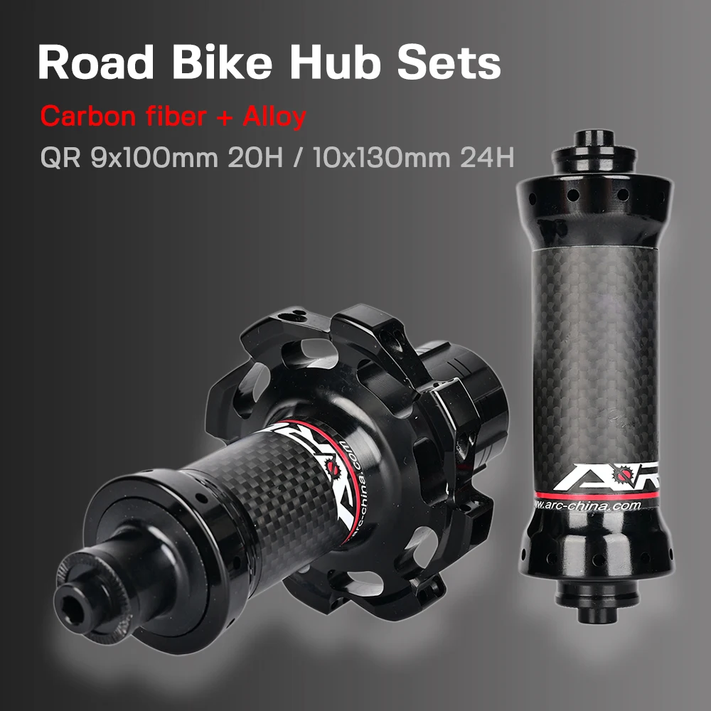 Carbon-Fiber-Road-Bike-Hubs-20H-24H-HG-Sealed-Bearing-Quick-Release ...
