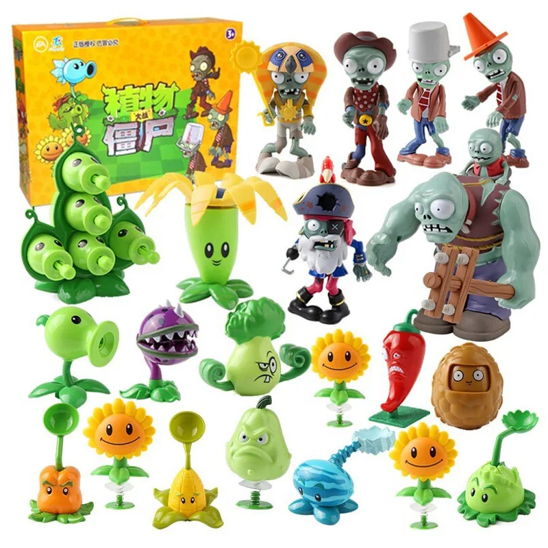 Plants-vs-Zombies-2-Toys-Set-Series-Original-Anime-Action-Figures-Soft ...