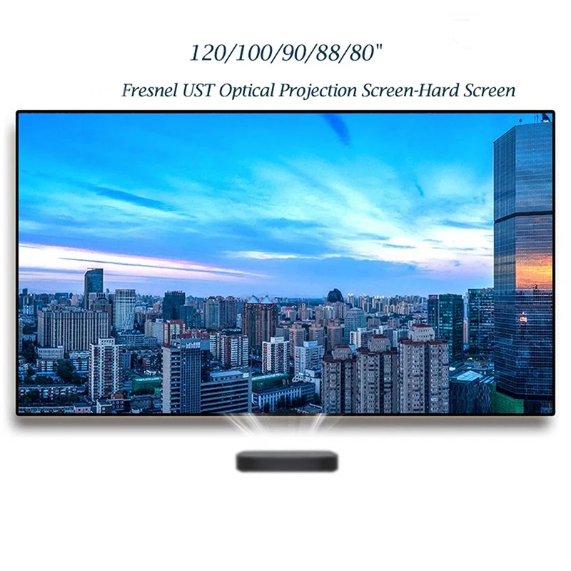 Top Quality 100 Inch Fresnel Alr Projection Screen Hard Screen for Ust ...