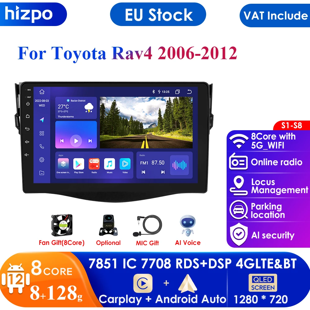 4G-Car-Android-Gps-Navigation-Player-for-Toyota-RAV4-Rav-4-2006-2007 ...