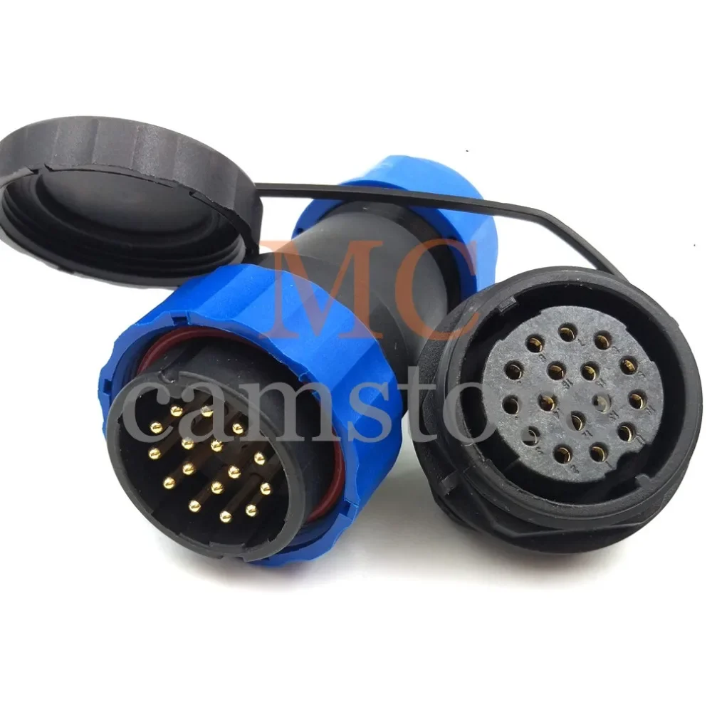 16pin-waterproof-connector-SD28-power-cable-connector-plug-socket-IP68 ...