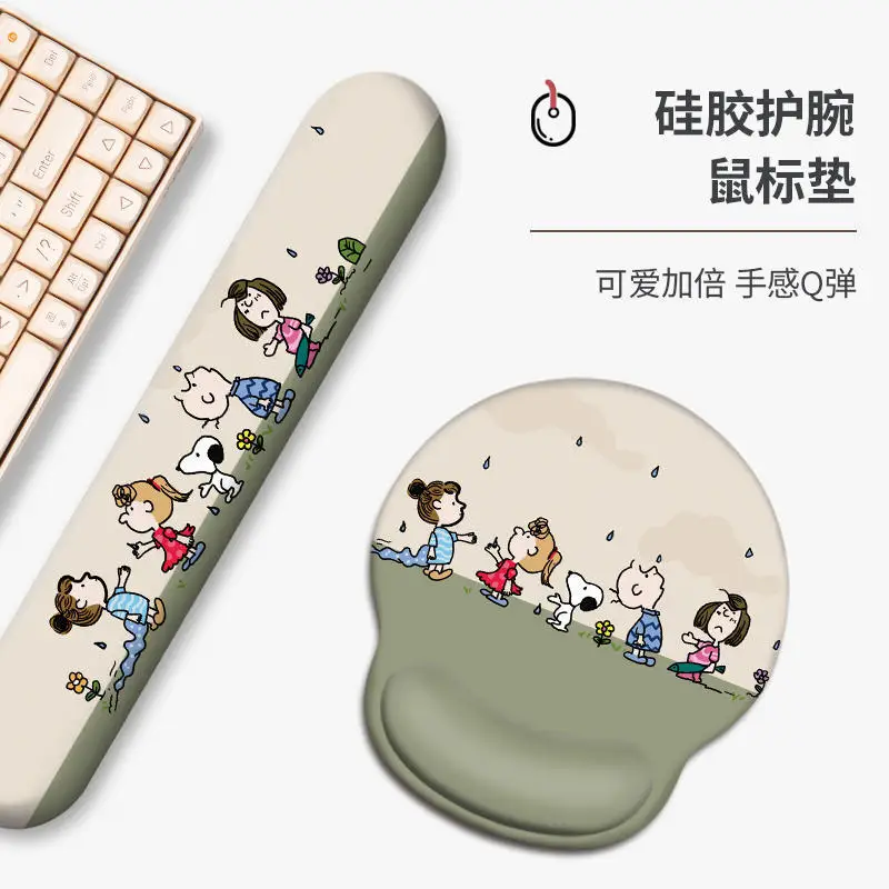 Kawaii-Snoopy-mouse-pad-wristband-cute-three-dimensional-keyboard-hand ...
