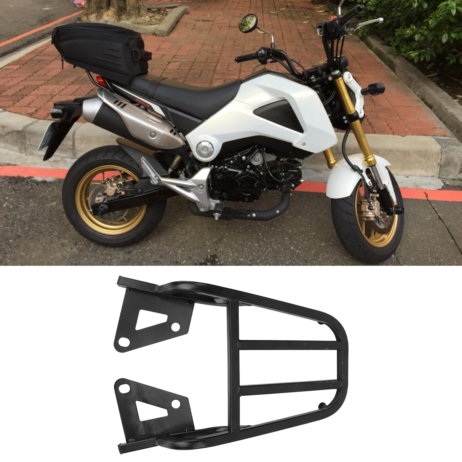 Fit-For-Honda-MSX125-Grom-msx-125-Motorcycle-Rear-Luggage-Carrier-Rack ...