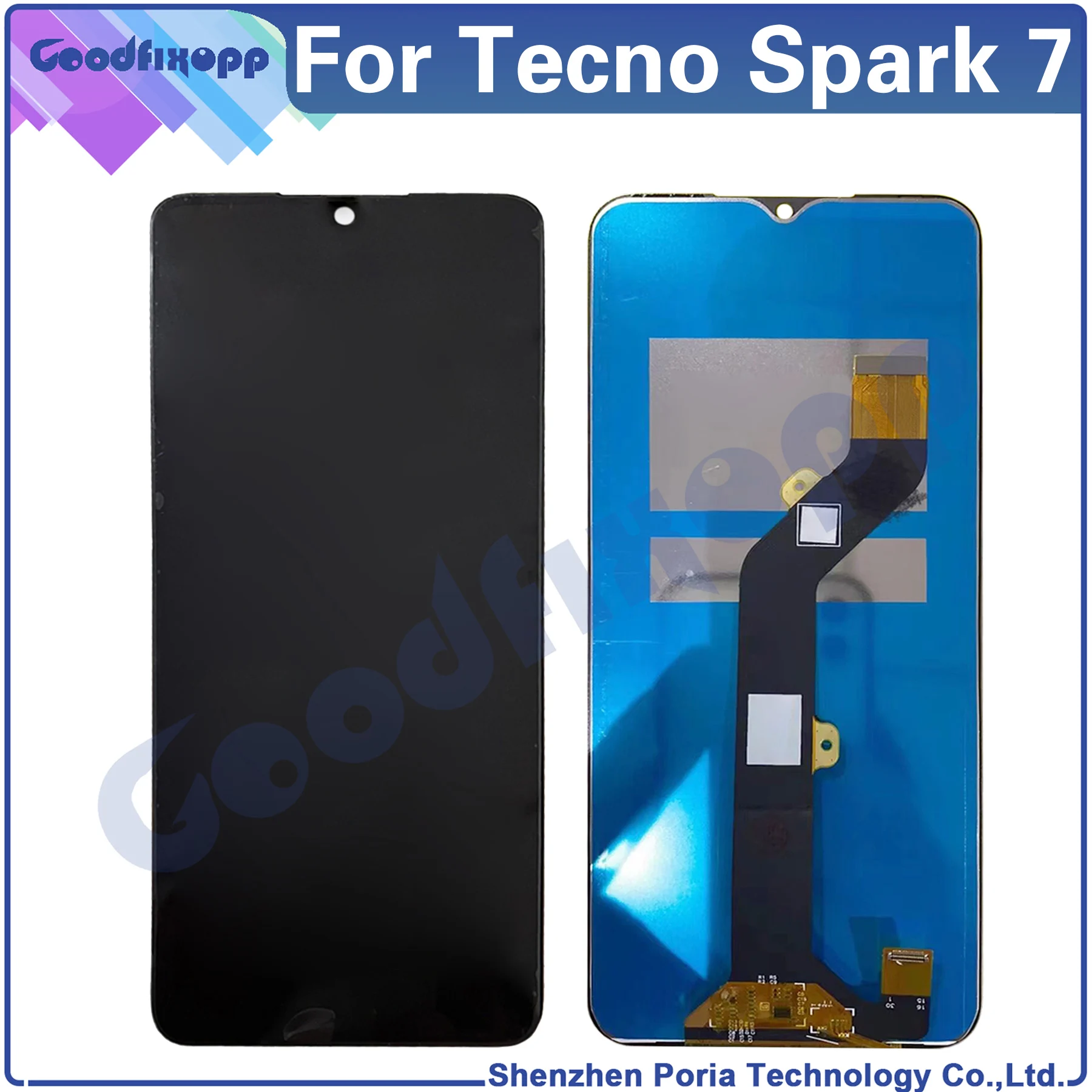 For Tecno Spark 7 Kf6 Kf6j Kf6i Kf6k Pr651 Pr651e Kf6m Kf6h Spark7 Lcd Display Touch Screen ...
