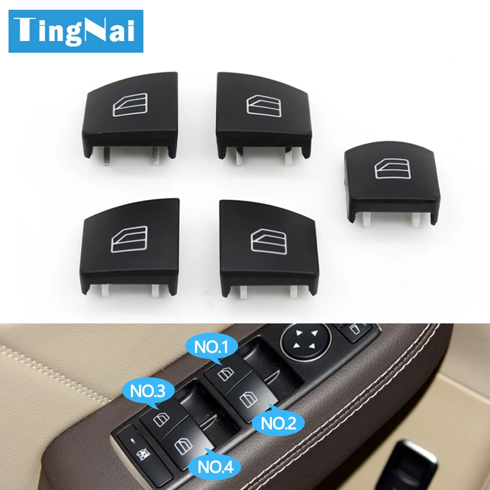 Car-Window-Lifter-Switch-Button-Cover-Cap-For-Mercedes-Benz-GLE-GLS-ML ...