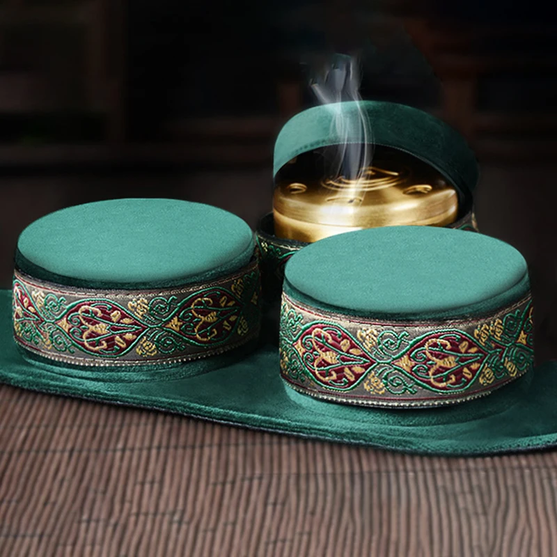 Brass Copper Box Smokeless Moxibustion Bag hierbas medicinales Burner ...