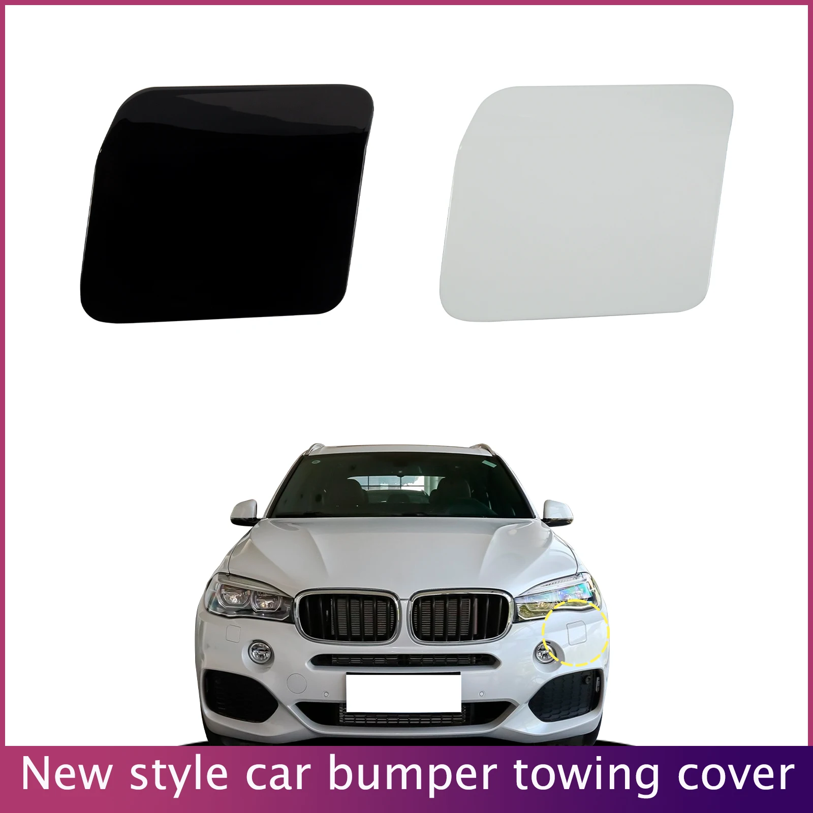 Front Bumper Headlight Washer Cover Fit For BMW X5 F15 M f85 f86 SPORT ...