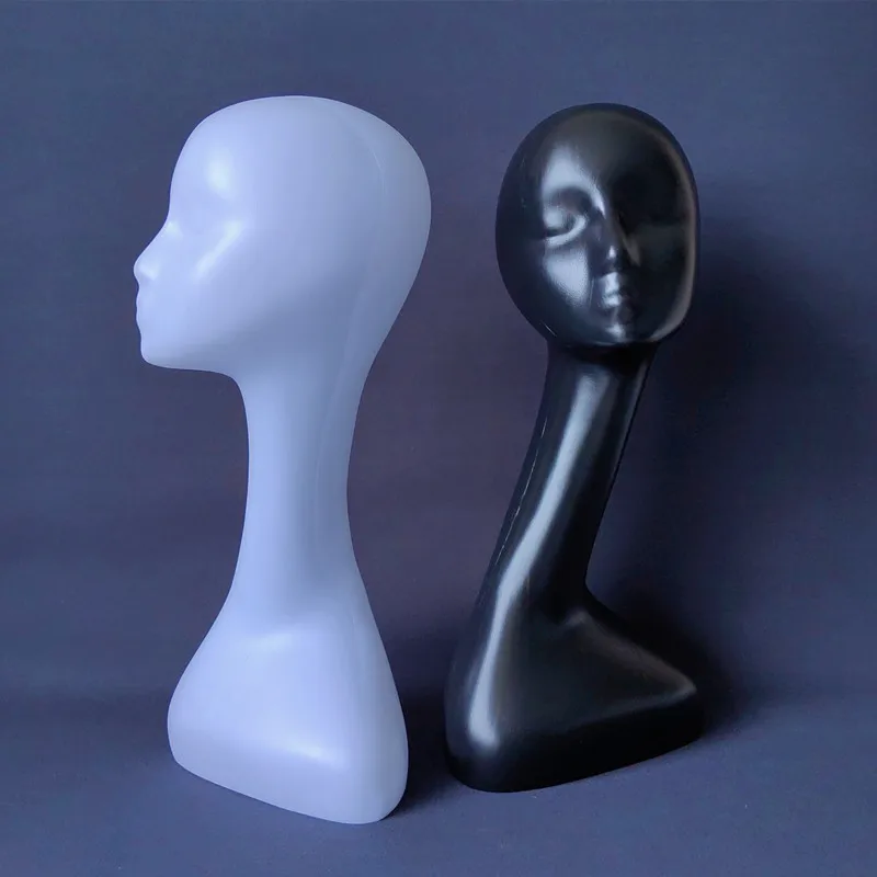 Maniqu-de-cabeza-abstracta-de-pl-stico-para-mujer-modelo-de-cabeza ...