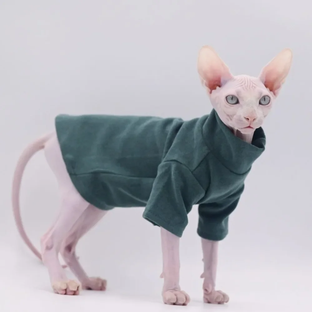 Sphynx-Cat-Clothes-Pet-Baby-Soft-Cotton-Winter-Cat-Outfit-for-Cornish ...