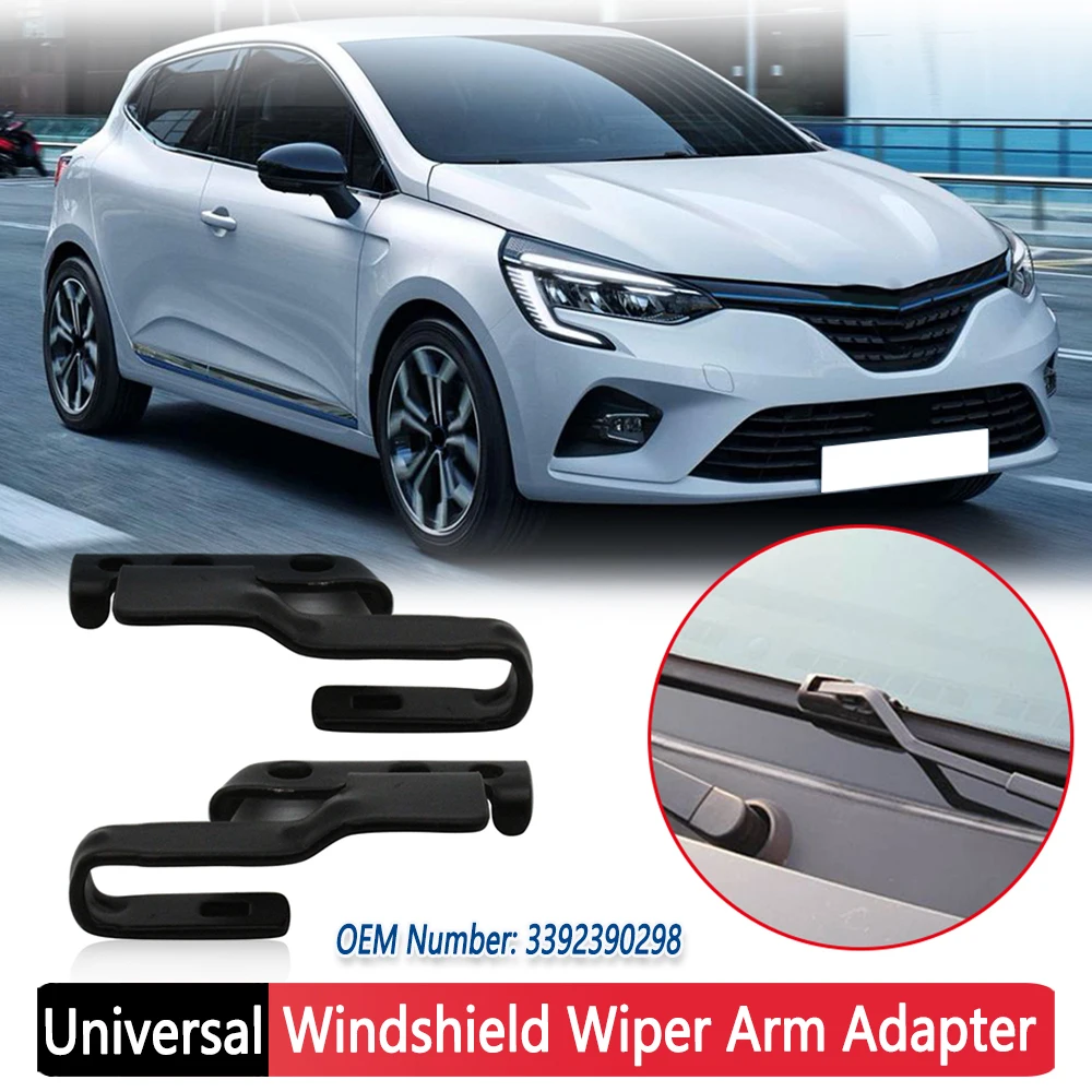 Universal Metal Front Windshield Windscreen Wiper Blade Arm Adapter ...