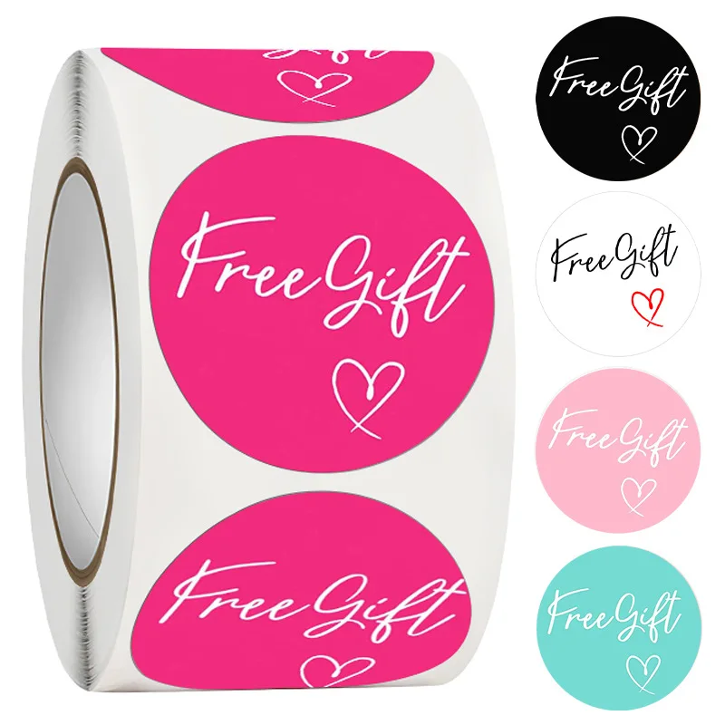 100-500pcs Free Gift Letters Labels Sticker Stationary Supplies Pink ...