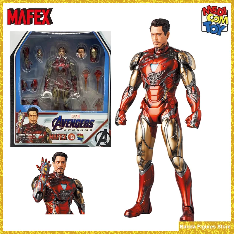 MAFEX-Iron-Man-MARK-85-Modelo-Brinquedos-Anime-A-o-Cole-o-Figuras-Mafex ...