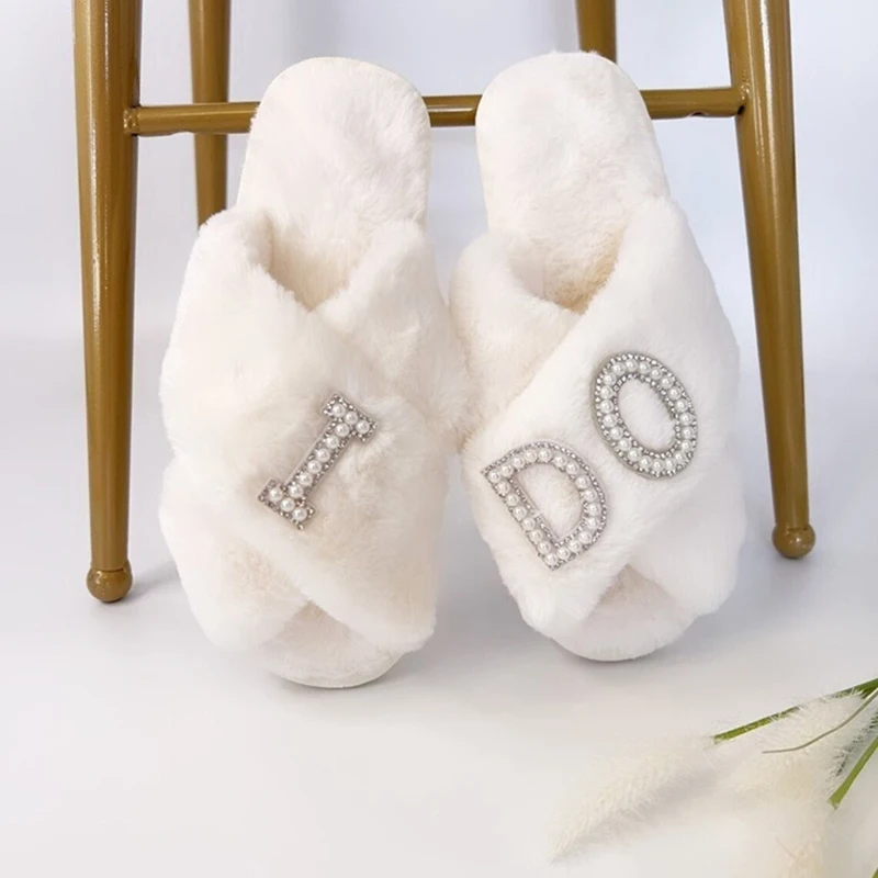 I do Slippers Bridal Shower Wedding Engagement Honeymoon trip ...