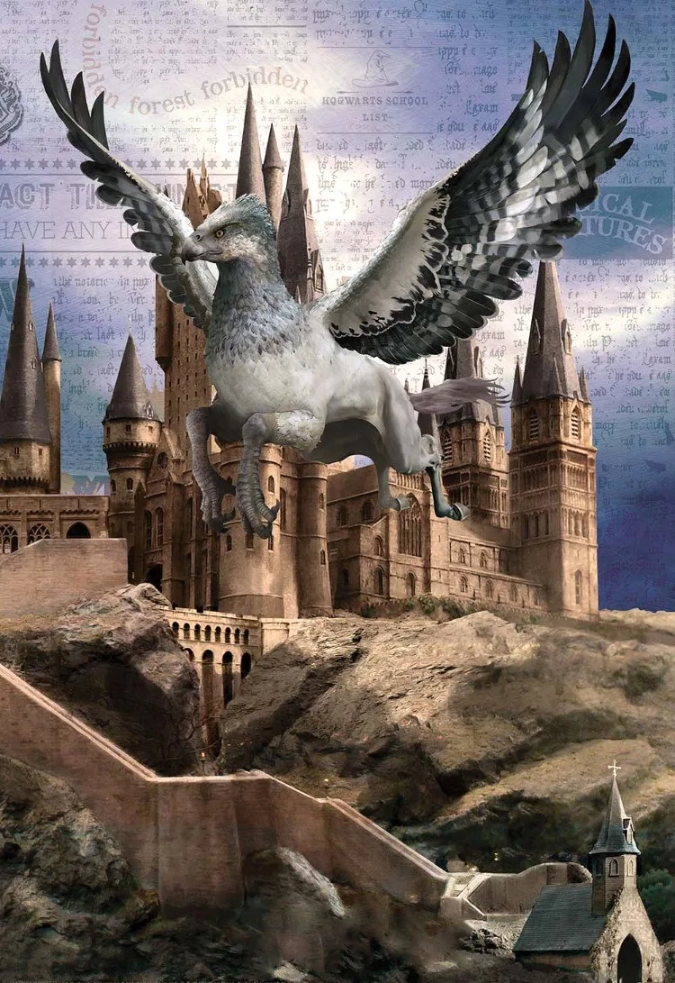 Pintura de diamante 5D del castillo de Hogwarts de Harry Potter, mundo ...