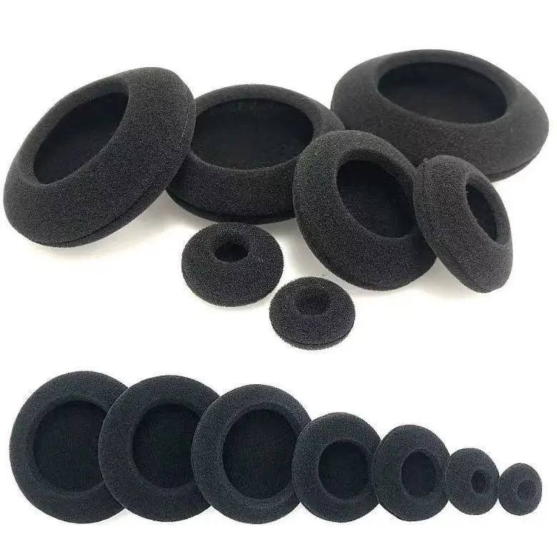 10-pcs-Headphone-Sponge-Cover-Headphone-Cover-Universal-Round-Diameter ...